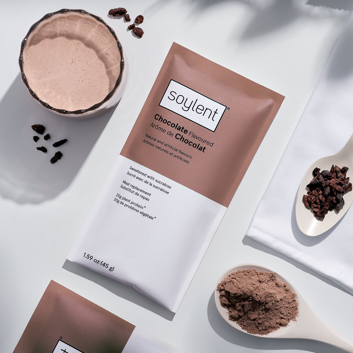 Single Serving Meal Powder | Chocolate Flavor | Soylent Canada